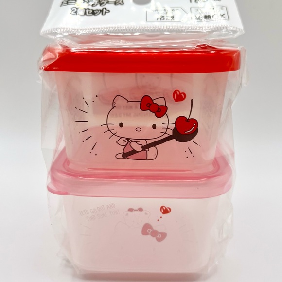 Sanrio | Kitchen | Hello Kitty 2 Piece Mini Container Set | Poshmark
